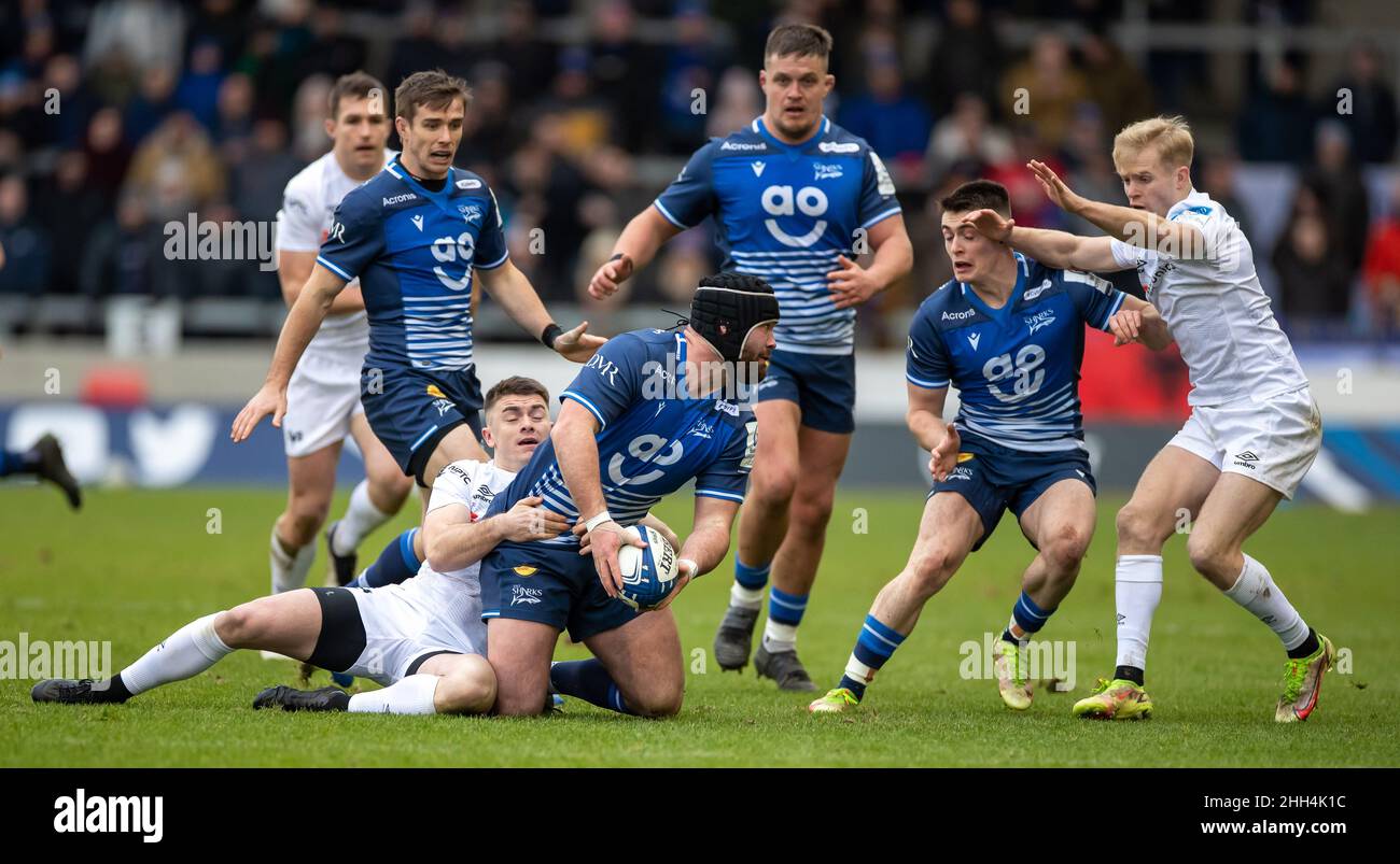 Sale, UK.23rd January 2022: AJ Bell Stadium, Sale, England; European ...