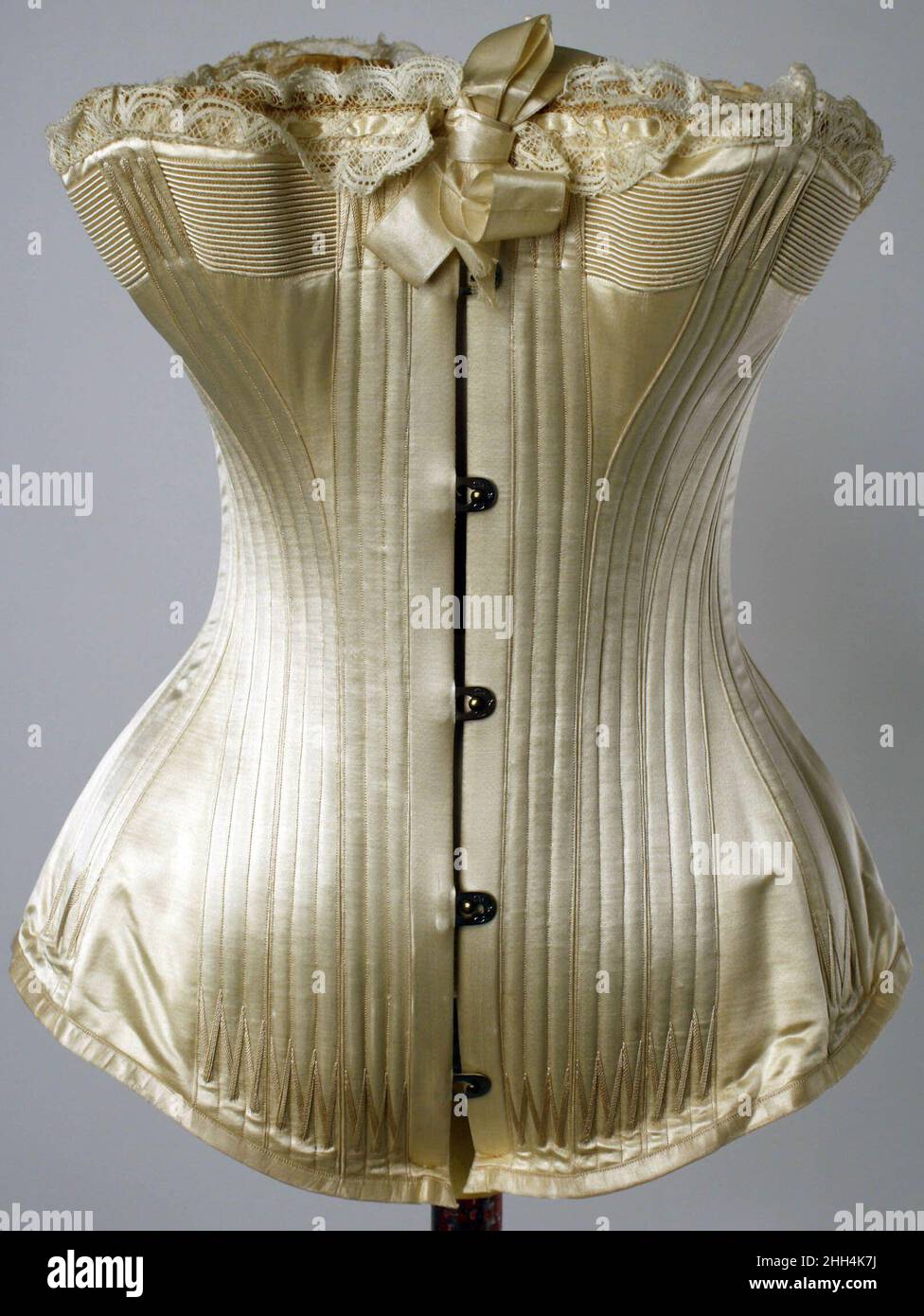 Corset mid-1880s American. Corset. American. mid-1880s. silk, cotton ...