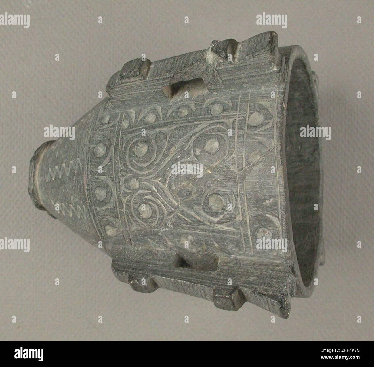 Vase 11th century The spiraling forms in the panels between the handles ...