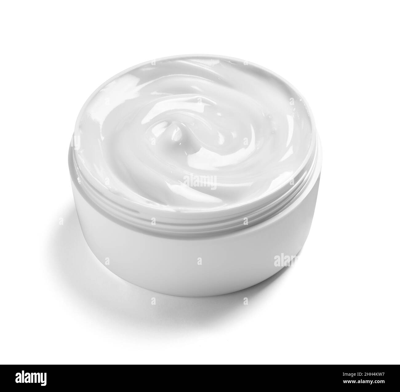 white cream container jar beauty moisturizer skin Stock Photo - Alamy