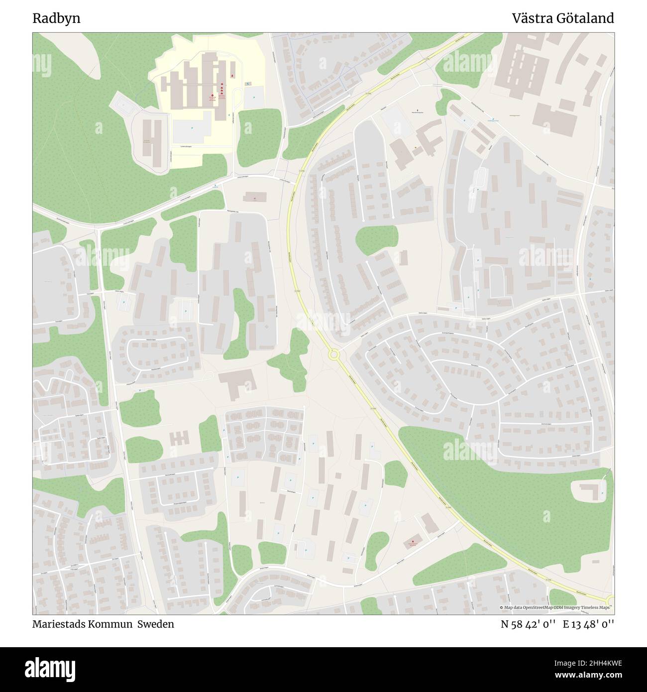 Radbyn, Mariestads Kommun, Sweden, Västra Götaland, N 58 42' 0'', E 13 ...