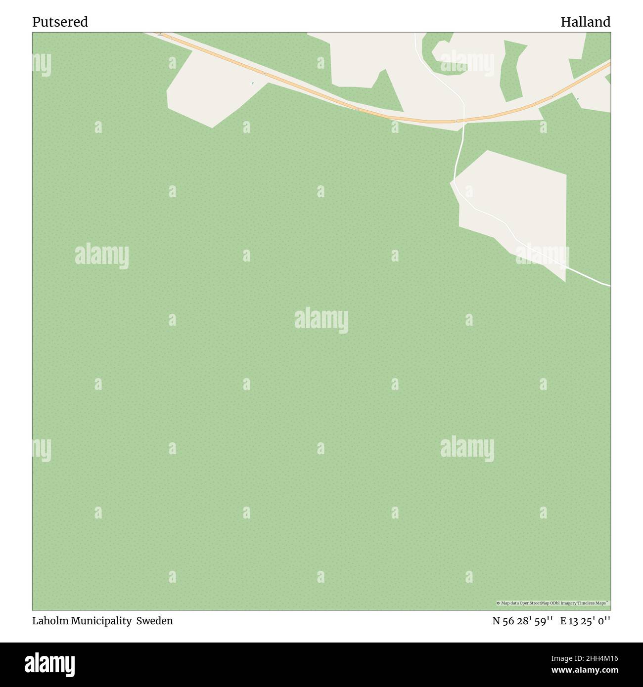 Putsered, Laholm Municipality, Sweden, Halland, N 56 28' 59'', E 13 25 ...