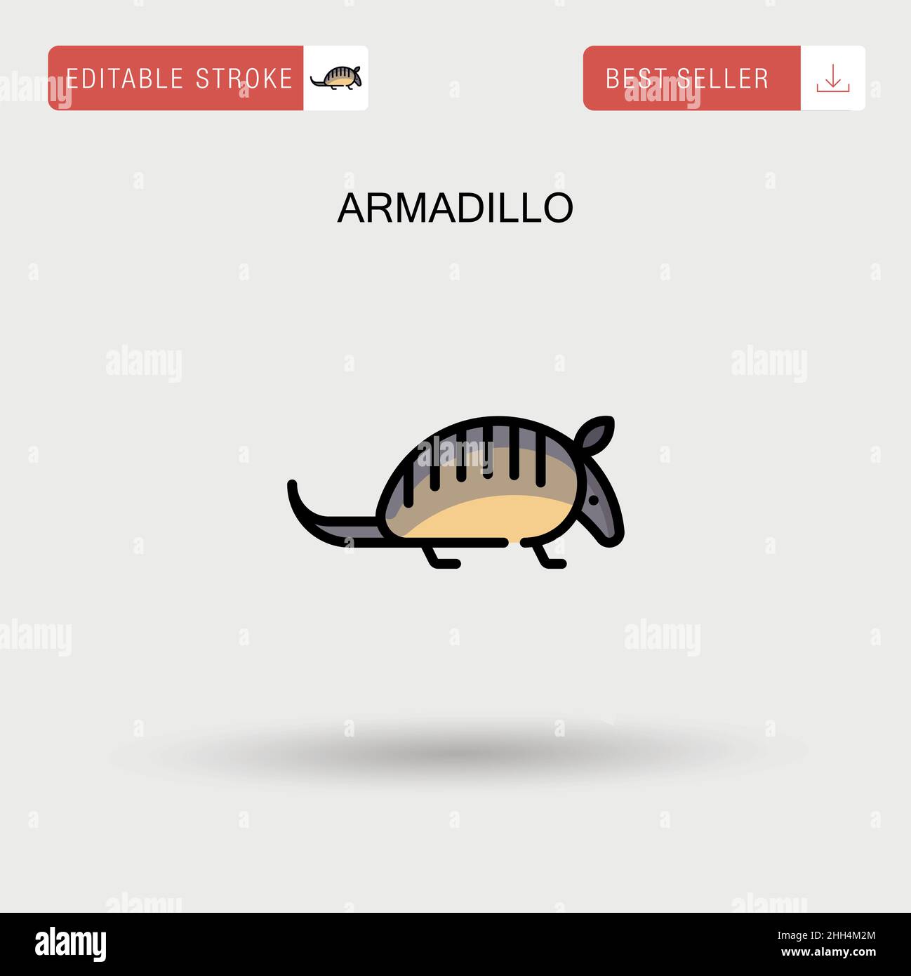 Armadillo Stock Vector Images - Alamy