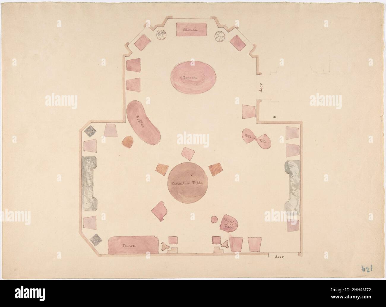 Plan of a Room early 19th century Anonymous, British, 19th century ...