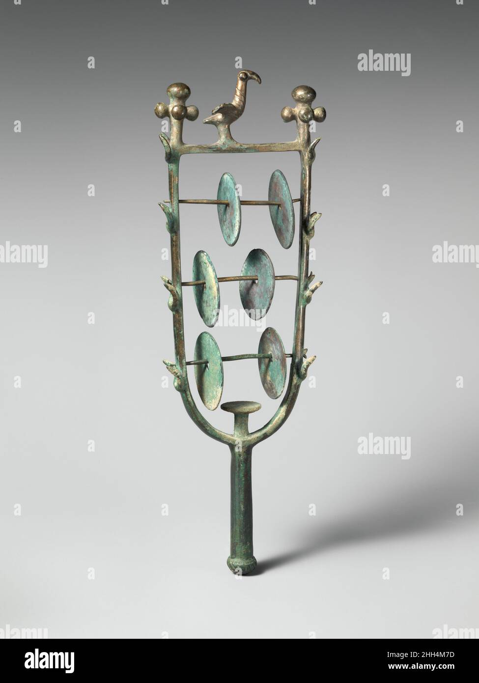 Sistrum (rattle) ca. 2300–2000 B.C. Hattian. Sistrum (rattle). Hattian ...