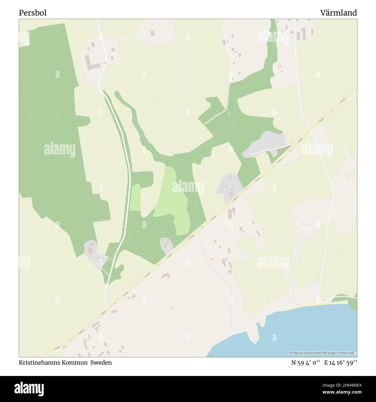 Persbol, Kristinehamns Kommun, Sweden, Värmland, N 59 4' 0'', E 14 16 ...
