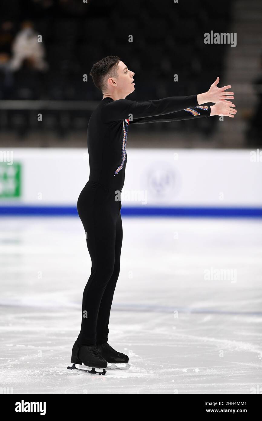 Tallinn, Estonia. 23rd January, 2022. Jordan DODDS (AUS), during Men ...