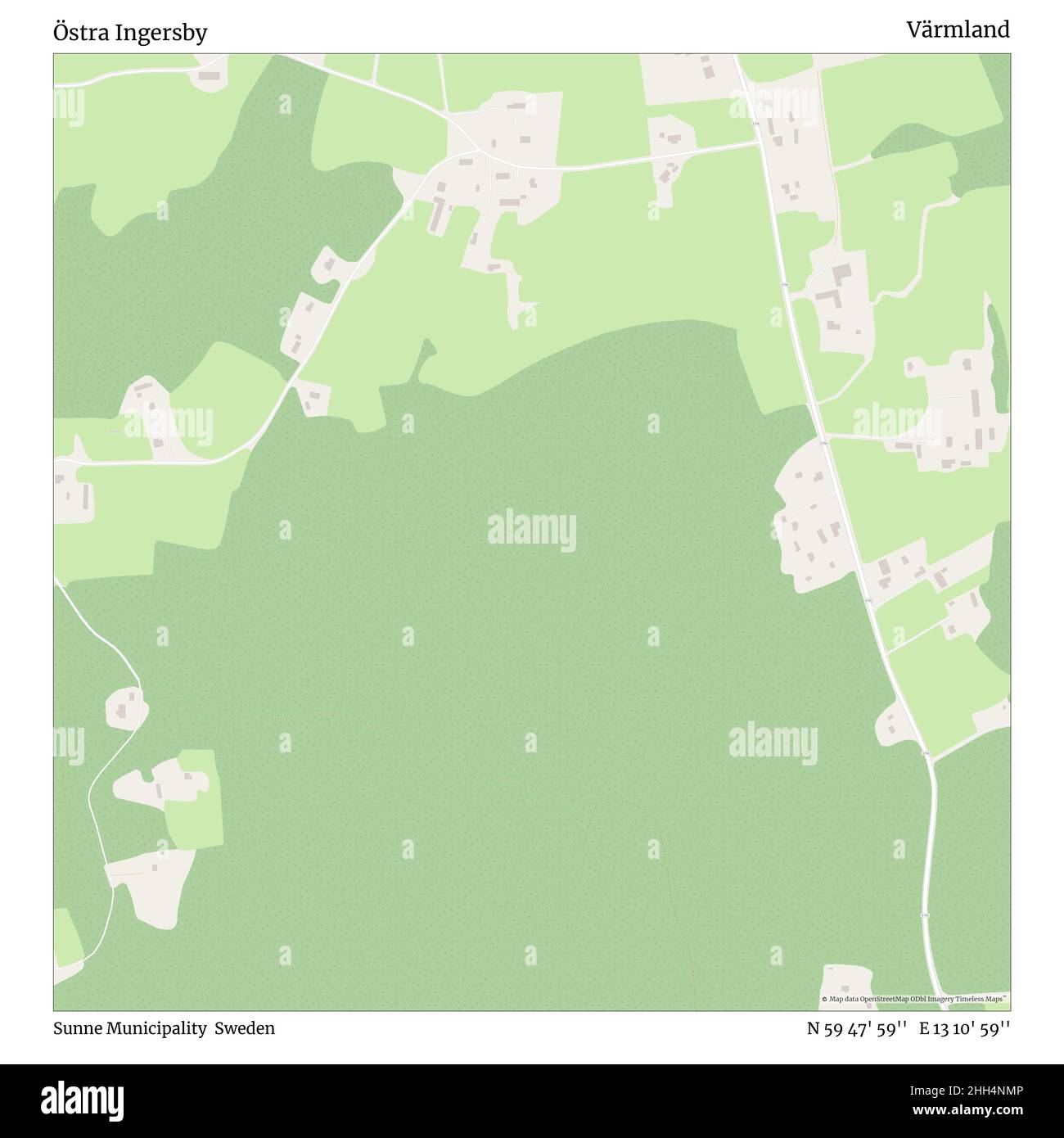 Östra Ingersby, Sunne Municipality, Sweden, Värmland, N 59 47' 59'', E ...