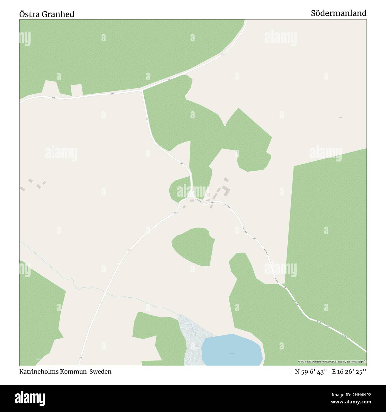Östra Granhed, Katrineholms Kommun, Sweden, Södermanland, N 59 6' 43 ...