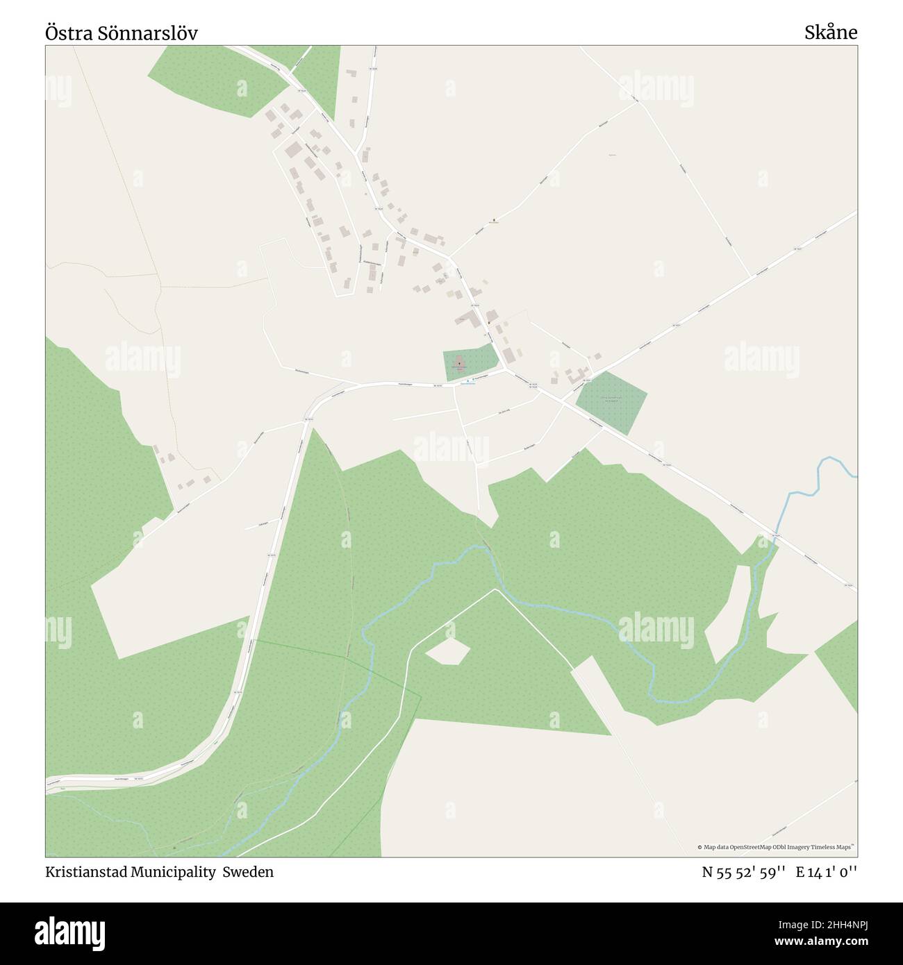 Östra Sönnarslöv, Kristianstad Municipality, Sweden, Skåne, N 55 52' 59 ...