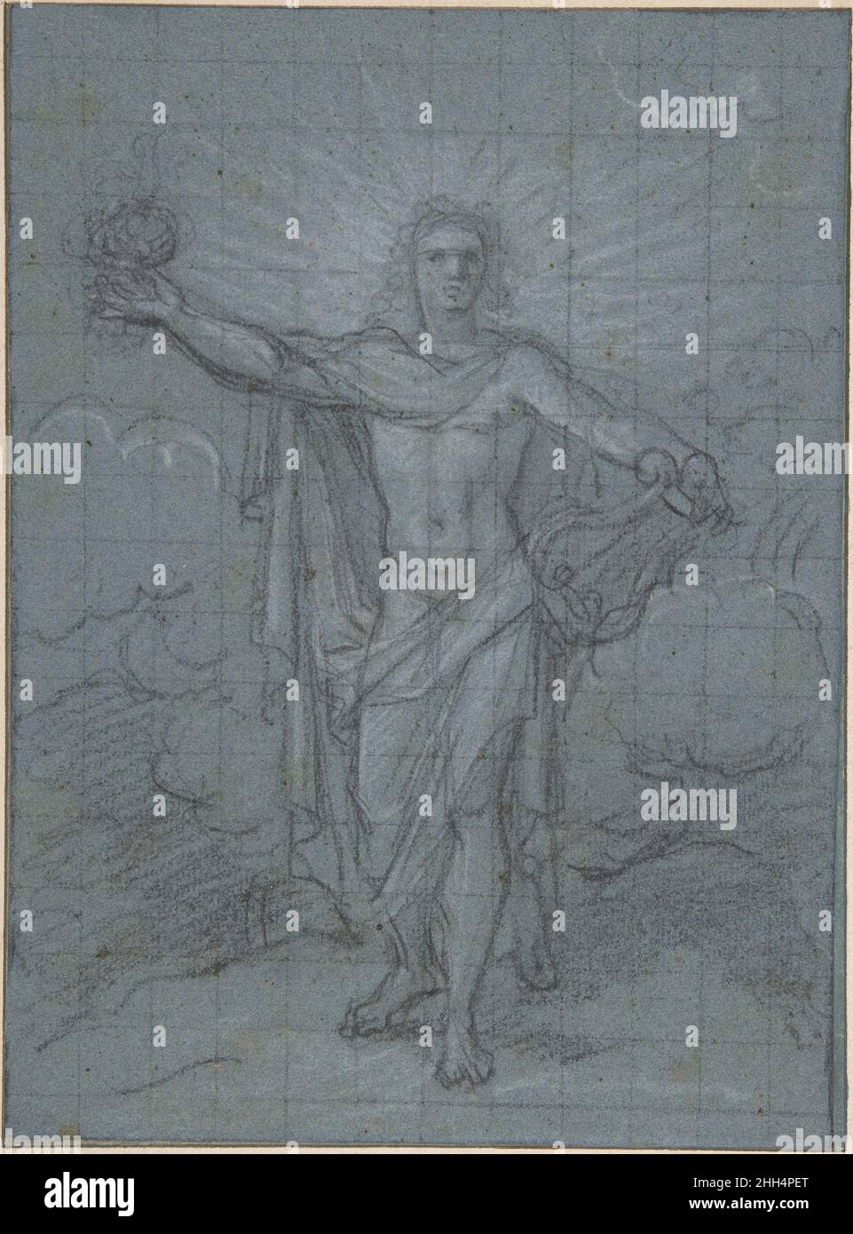 Standing Figure of Apollo Antoine Coypel French. Standing Figure of ...