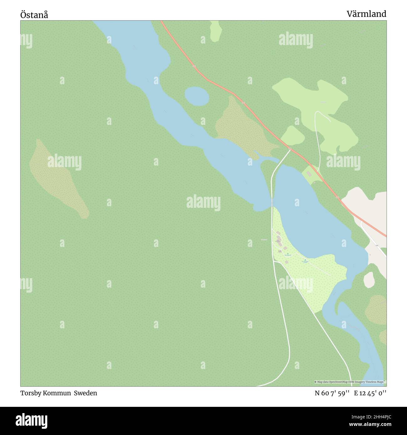 Östanå, Torsby Kommun, Sweden, Värmland, N 60 7' 59'', E 12 45' 0 ...