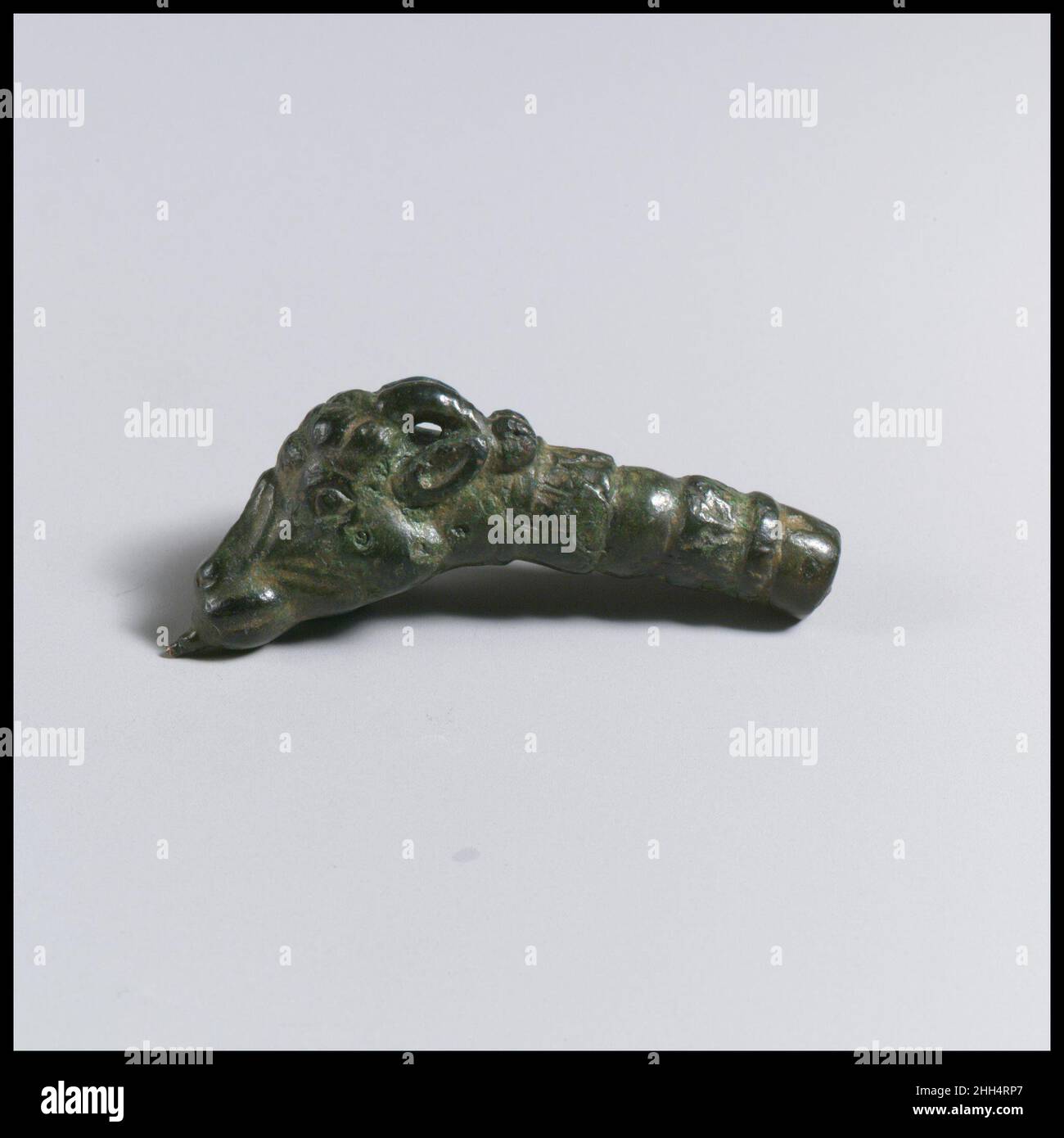 Pin with head of a goat Roman. Pin with head of a goat 256662 Stock ...