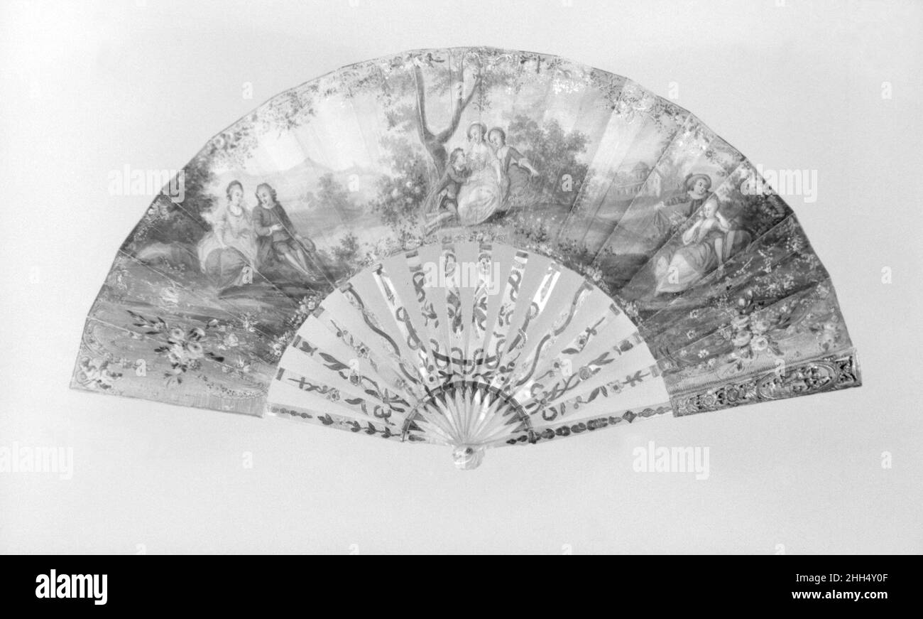 Fan 18th century French. Fan 209803 Stock Photo - Alamy