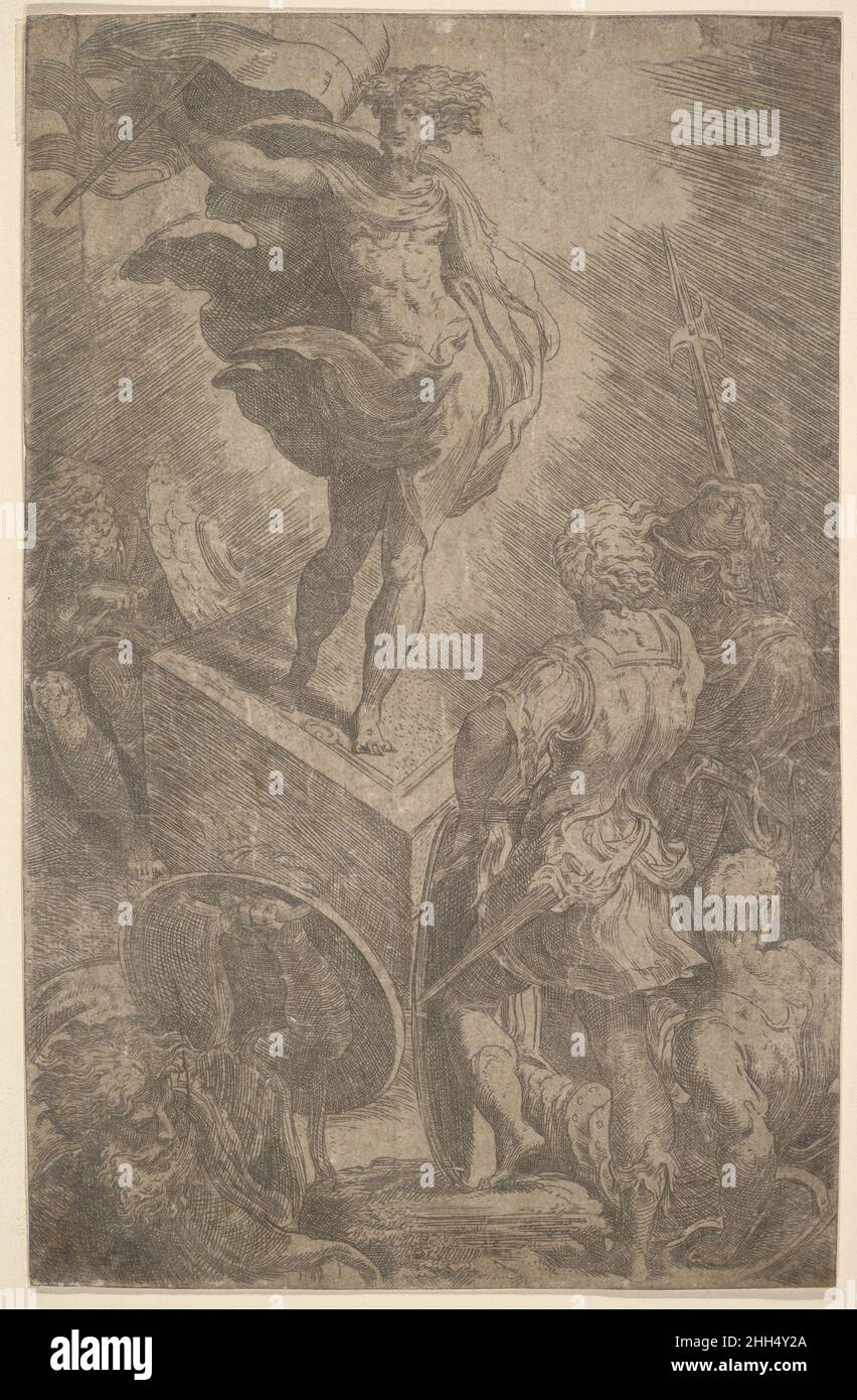 Resurrection early 16th century Parmigianino (Girolamo Francesco Maria ...