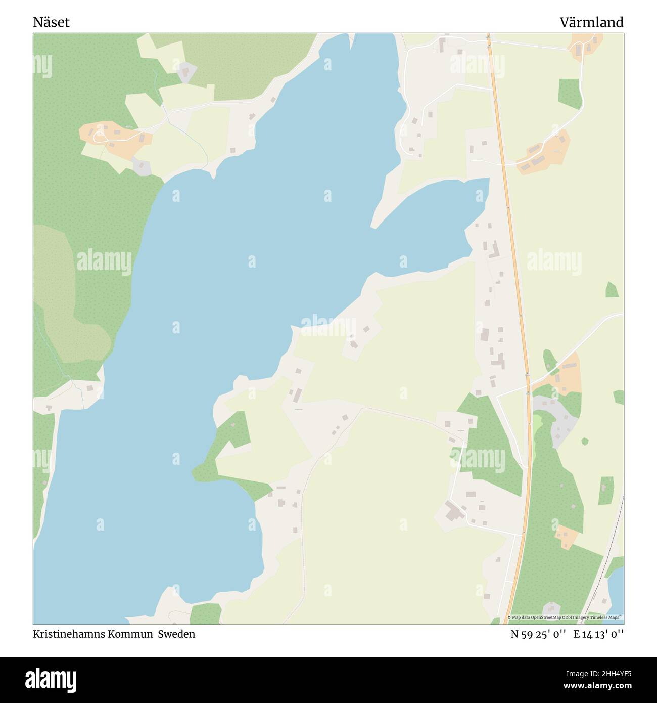Näset, Kristinehamns Kommun, Sweden, Värmland, N 59 25' 0'', E 14 13' 0 ...