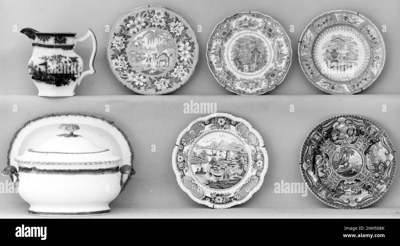 Plate 18th–19th century British. Plate 188393 Stock Photo - Alamy