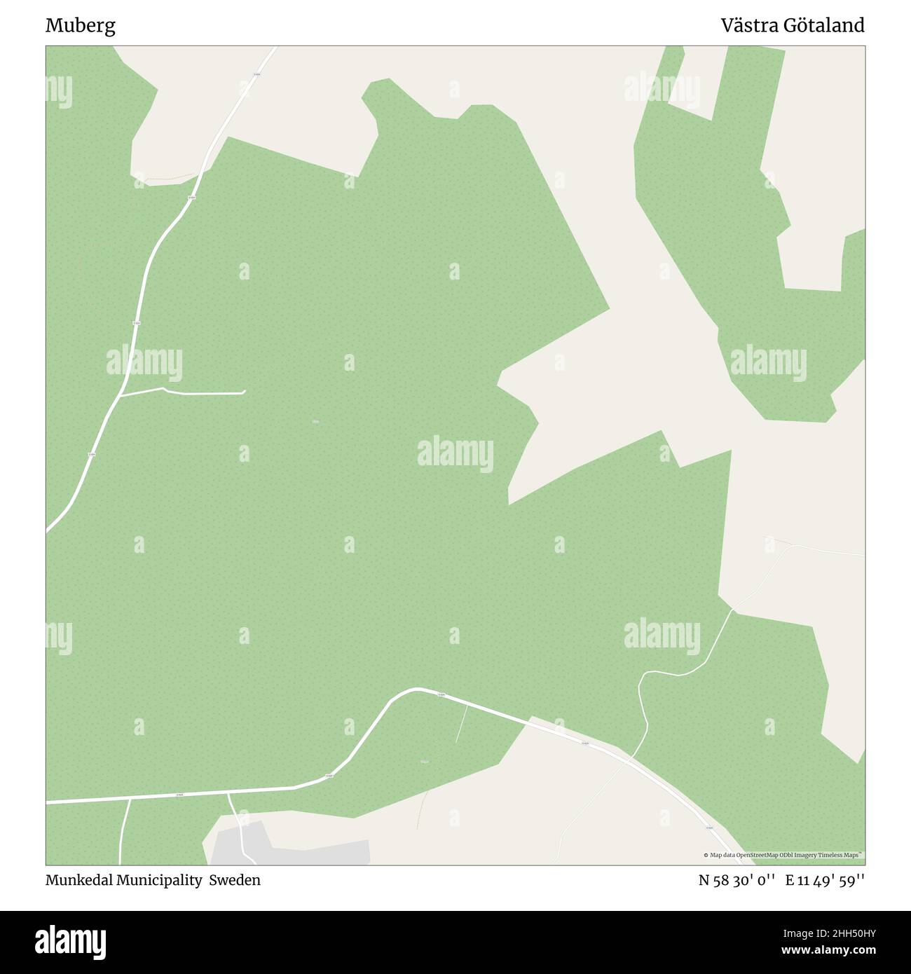 Muberg, Munkedal Municipality, Sweden, Västra Götaland, N 58 30' 0'', E ...