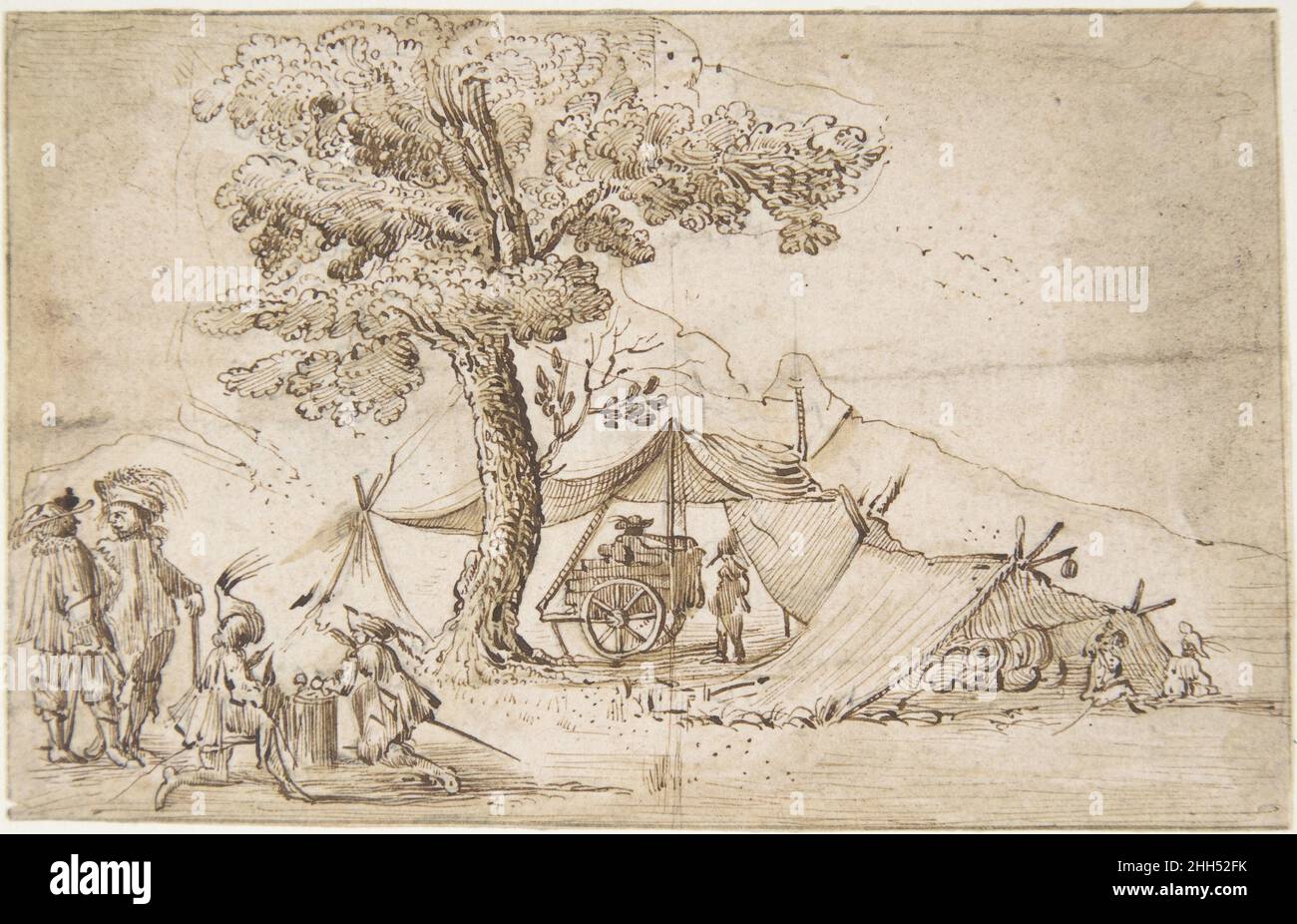 A Bivouac n.d. In the manner of Jacques Callot French. A Bivouac 336435 ...