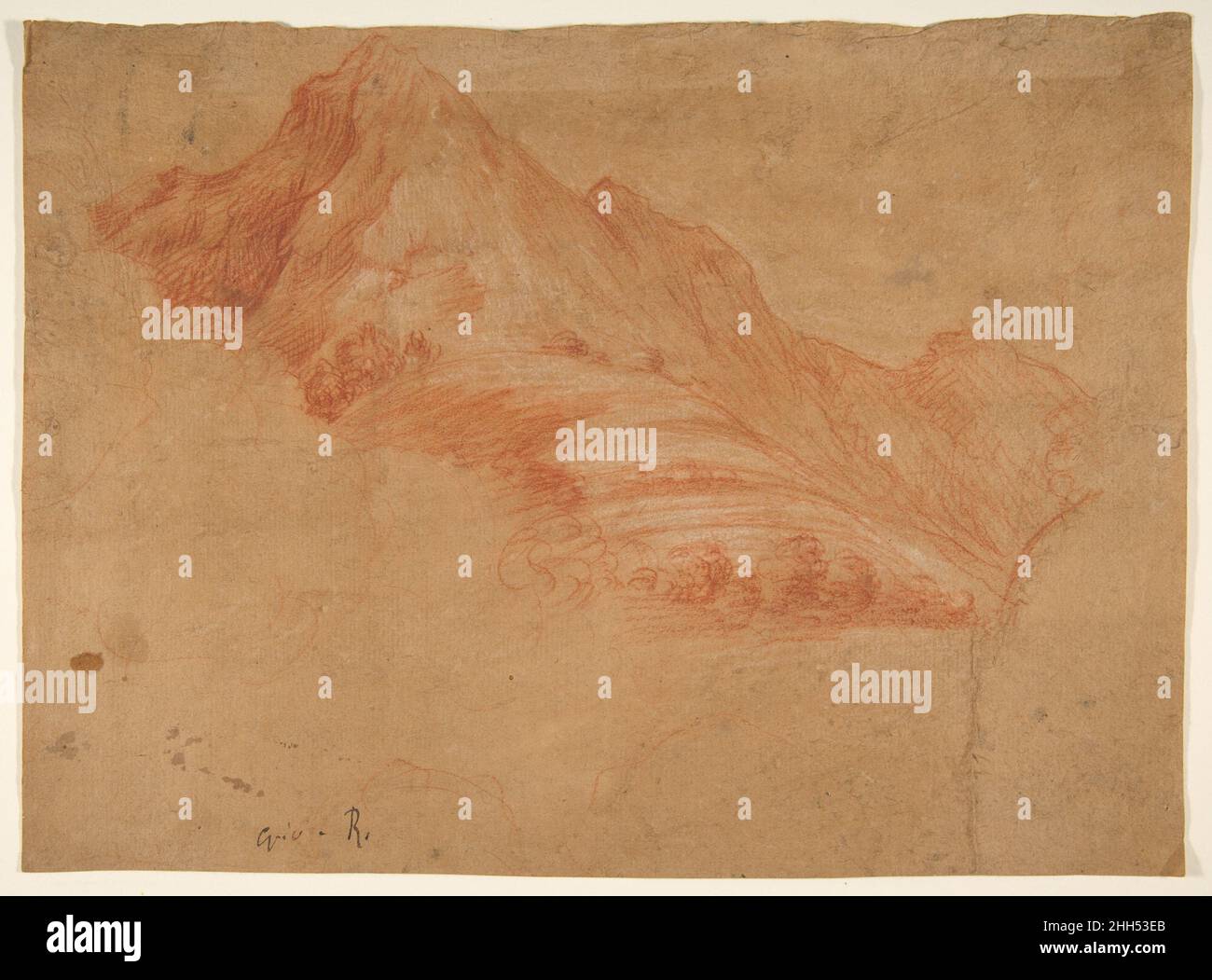 Landscape with Mountains n.d. Antonio d'Enrico Tanzio (Tanzio da ...