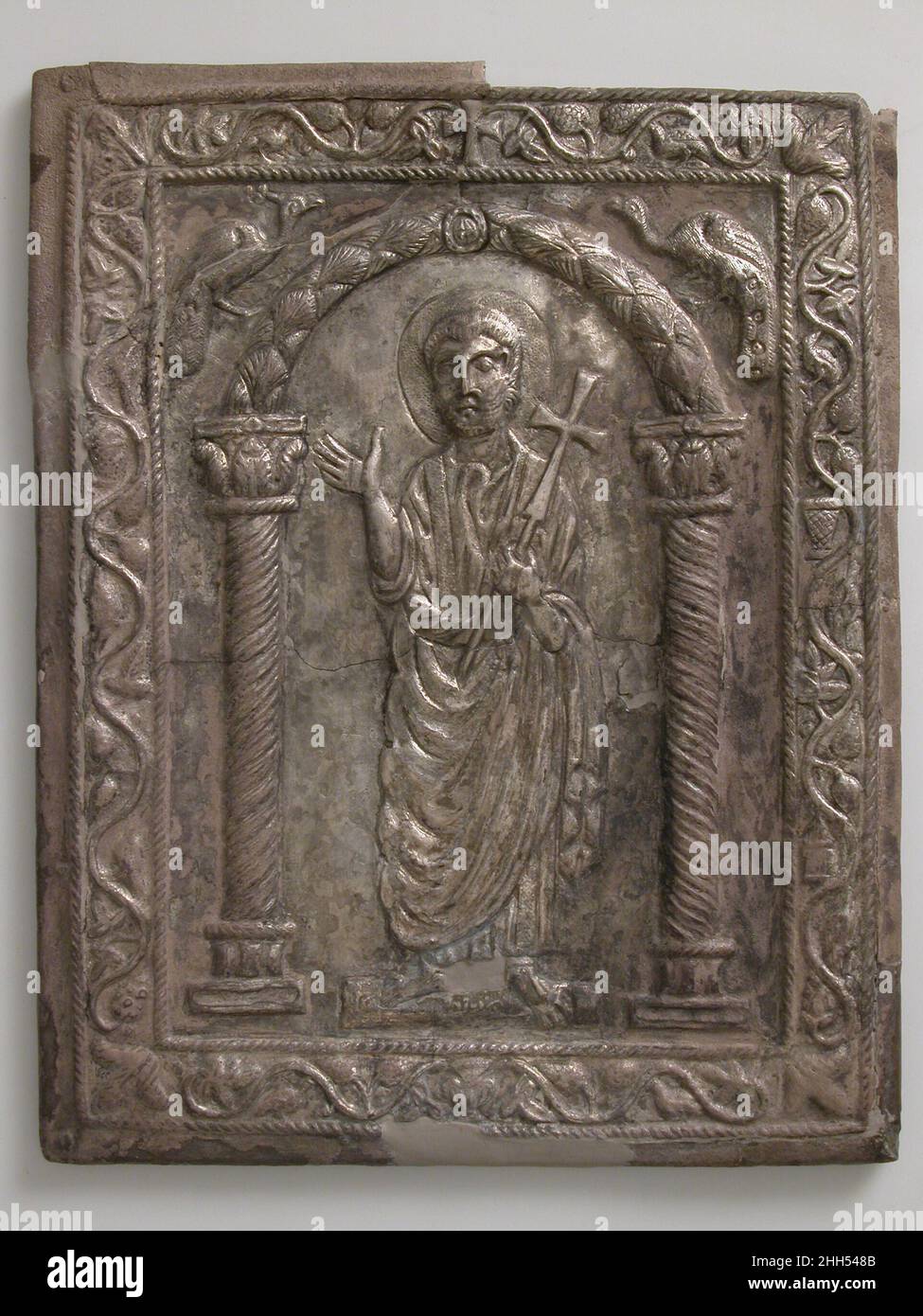 Plaque with Saint Peter 550–600 Byzantine The typical image of Saint ...