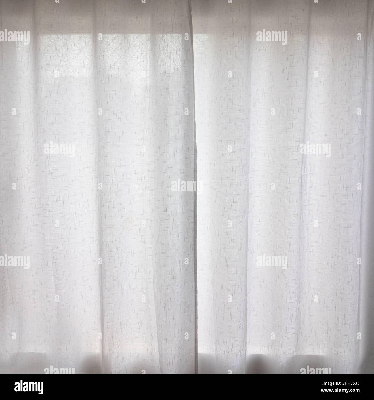 White curtain with natural light Stock Photo - Alamy