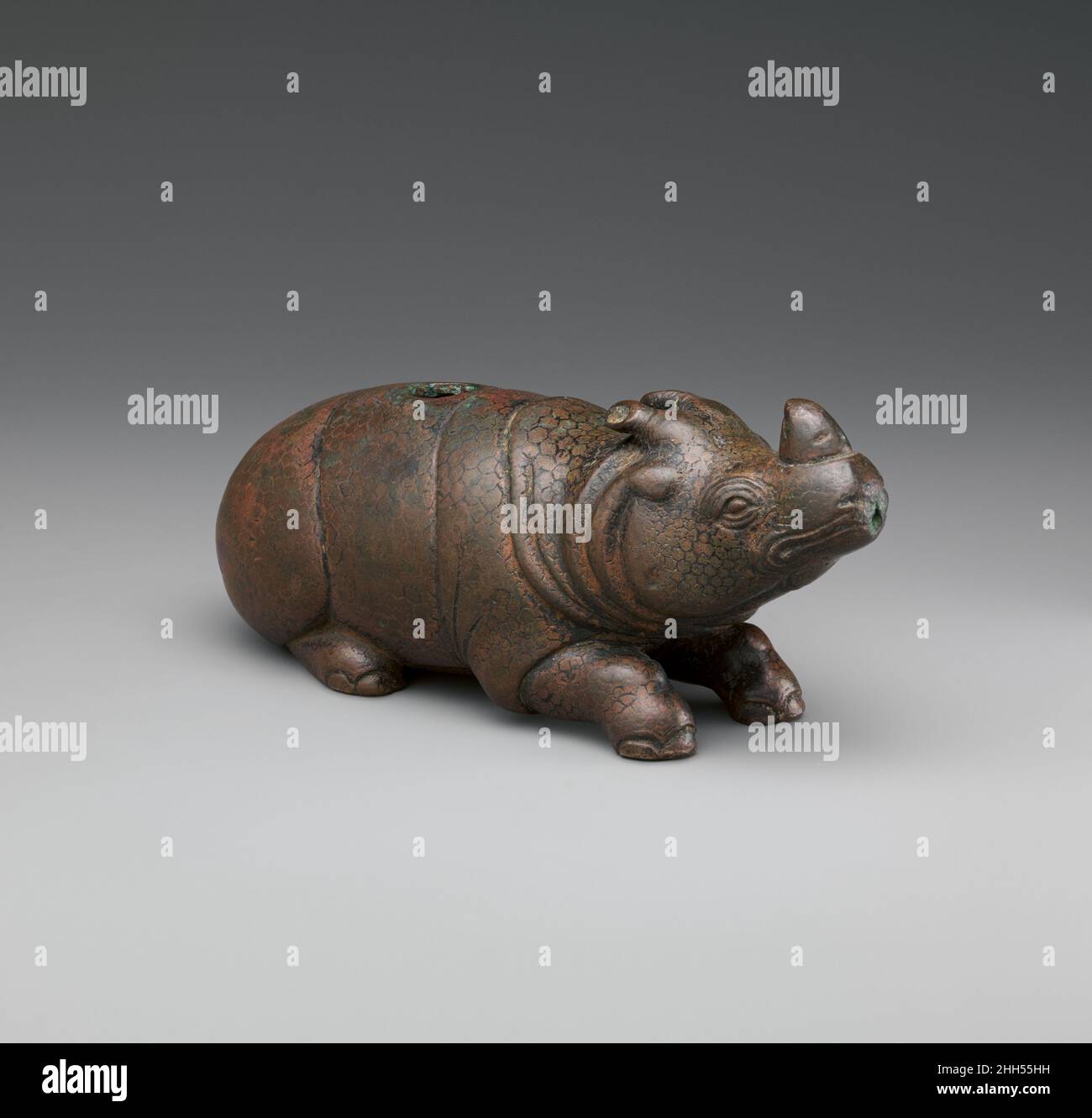 Water dropper in the form of a rhinoceros 15th century China This ...