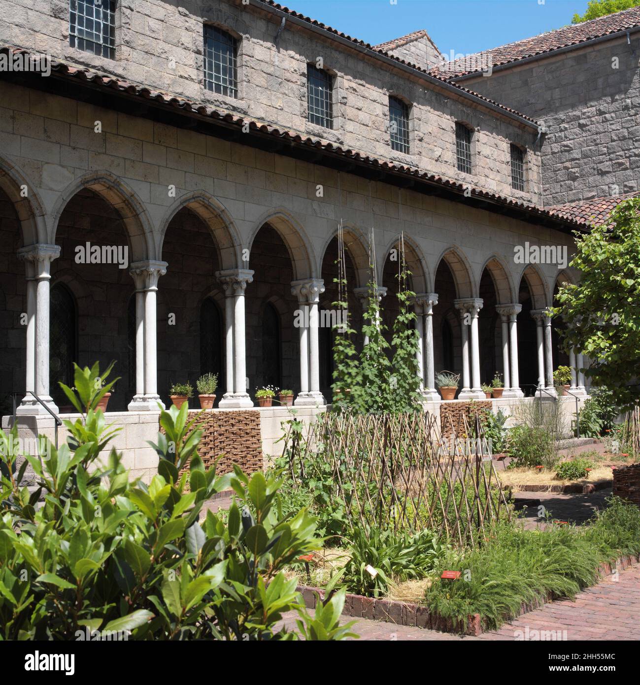 Cloister late 13th–14th century French Reconstructed with twenty-one ...