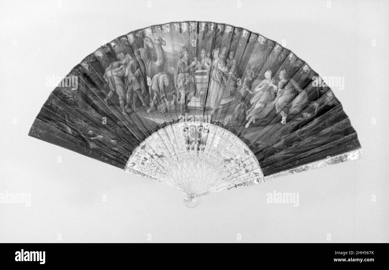 Fan 18th century French. Fan 209814 Stock Photo - Alamy