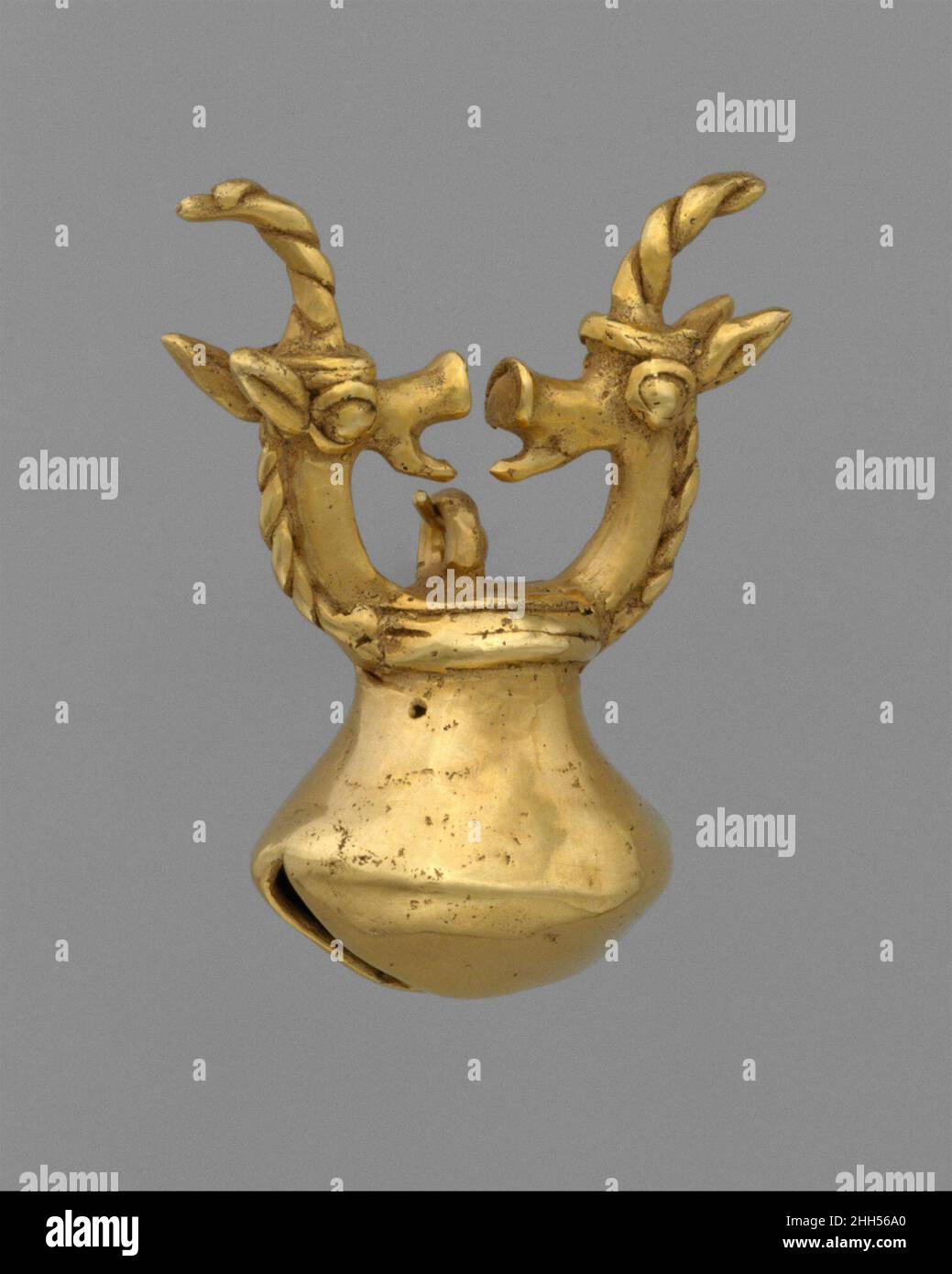 Deer-Head Bell 11th–16th century Chiriqui. Deer-Head Bell 316662 Stock ...