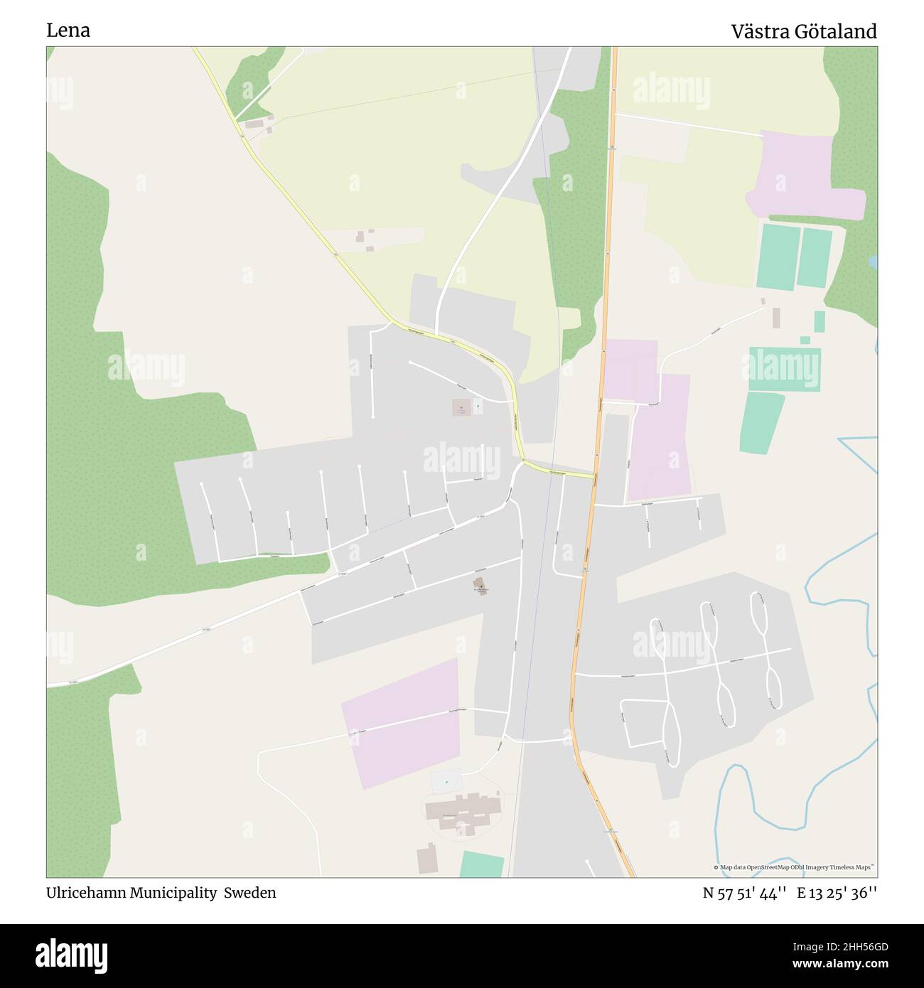 Map of lena hi-res stock photography and images - Alamy