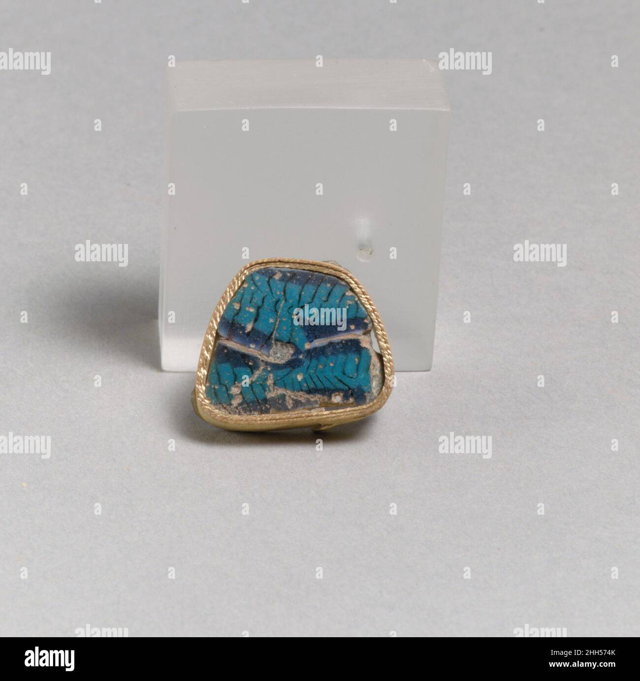 Glass mosaic inlay fragment late 1st century B.C.–early 1st century A.D ...