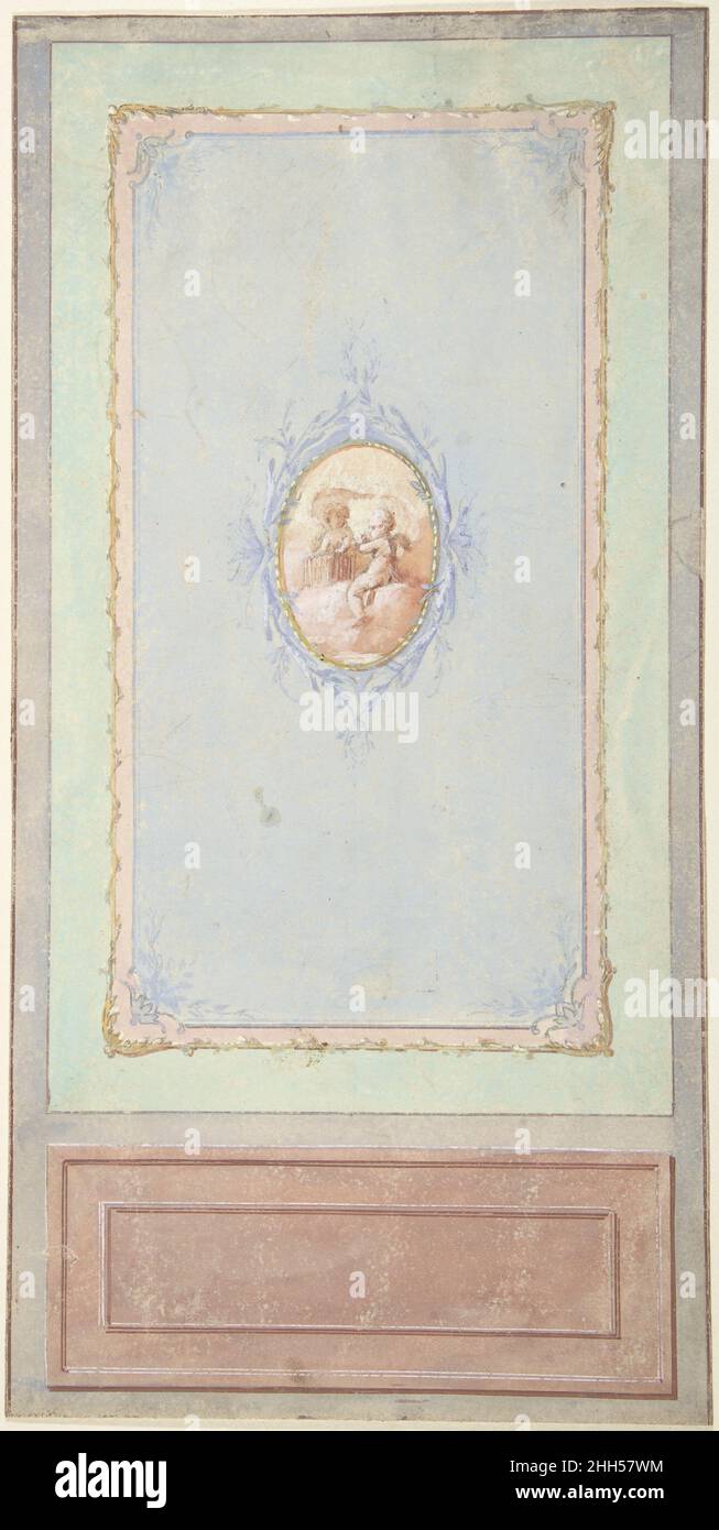 Wall Panel Design 19th century Anonymous, British, 19th century British ...