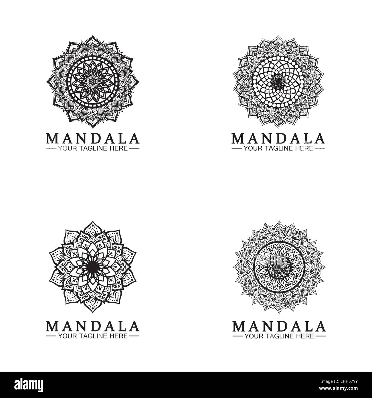 Mandala logo design vector template Stock Vector Image & Art - Alamy