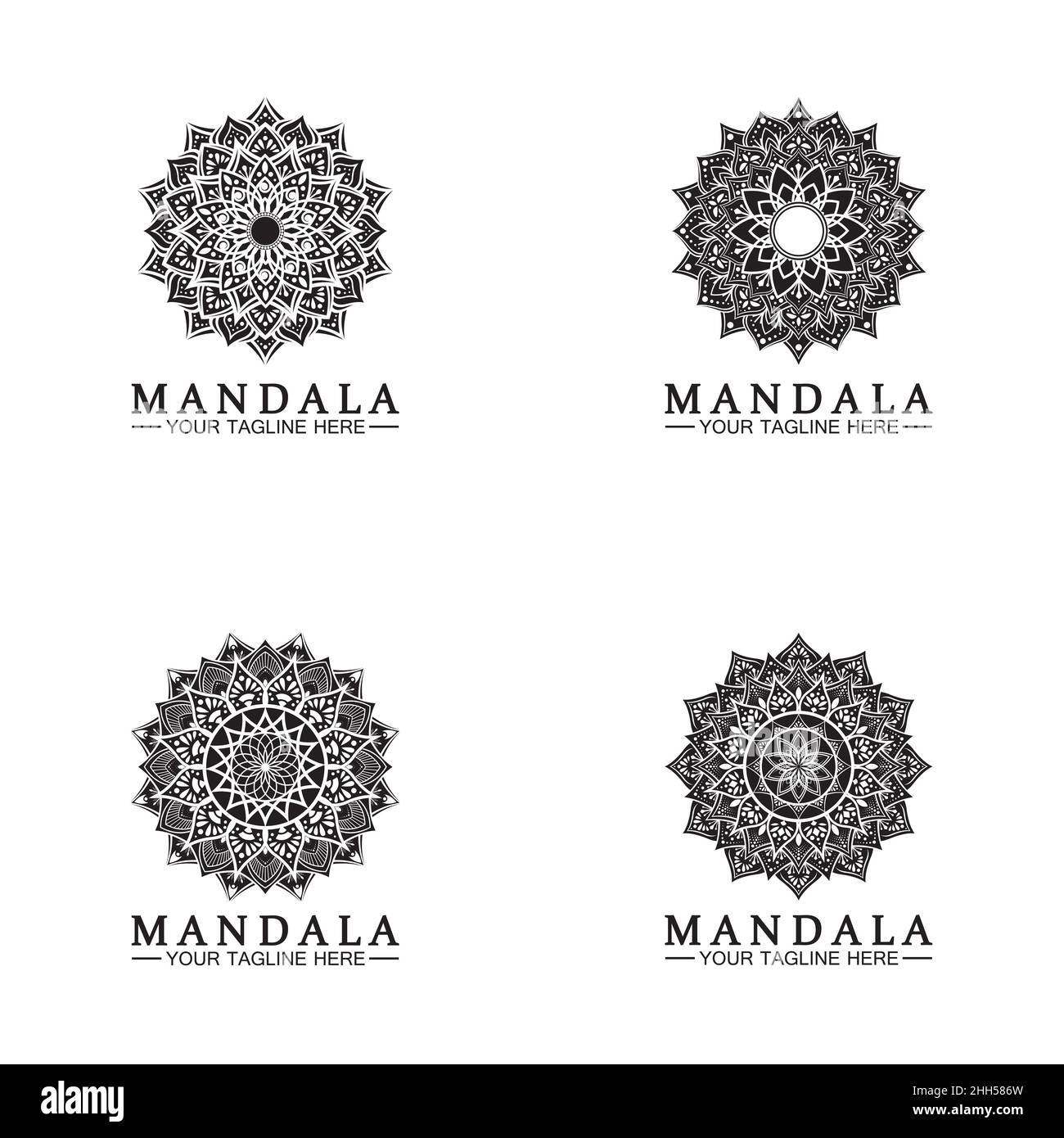 Mandala logo design vector template Stock Vector Image & Art - Alamy
