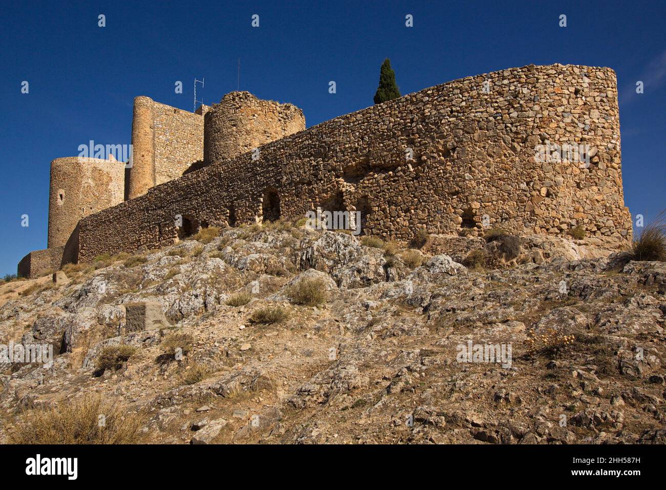Castle of Consuegra, Castile–La Mancha, Spain, Europe Stock Photo - Alamy