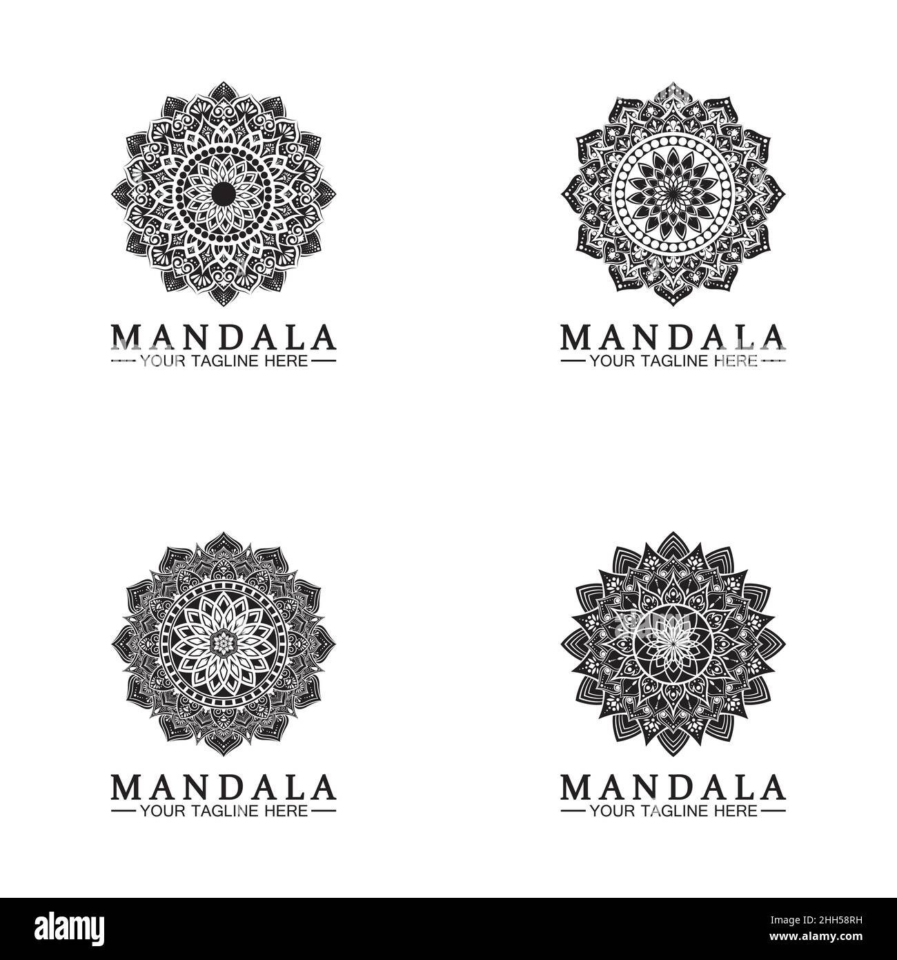 Mandala logo design vector template Stock Vector Image & Art - Alamy
