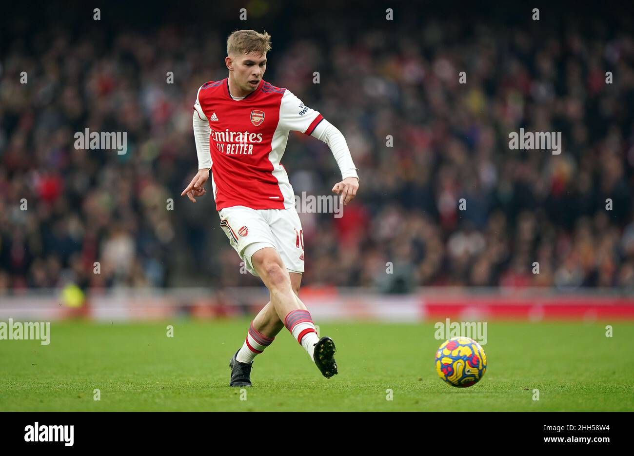 Arsenal’s Emile Smith Rowe during the Premier League match at the ...