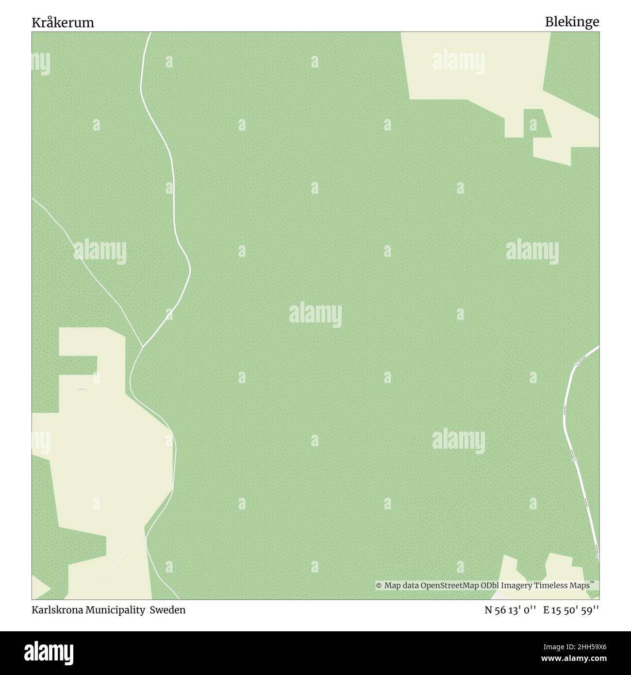 Kråkerum, Karlskrona Municipality, Sweden, Blekinge, N 56 13' 0'', E 15 ...