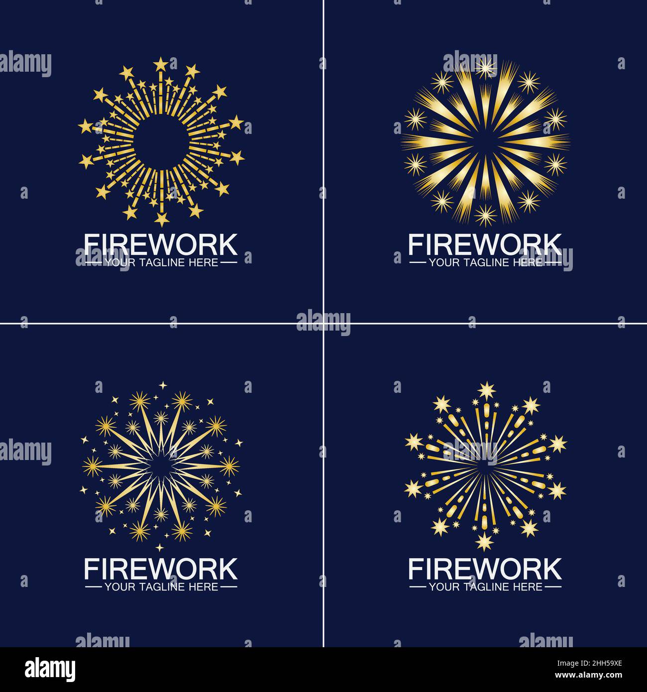 Firework Logo Design vector template Stock Vector Image & Art - Alamy