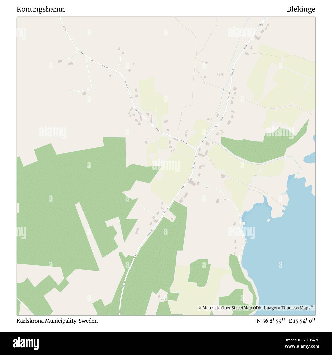 Konungshamn, Karlskrona Municipality, Sweden, Blekinge, N 56 8' 59'', E ...