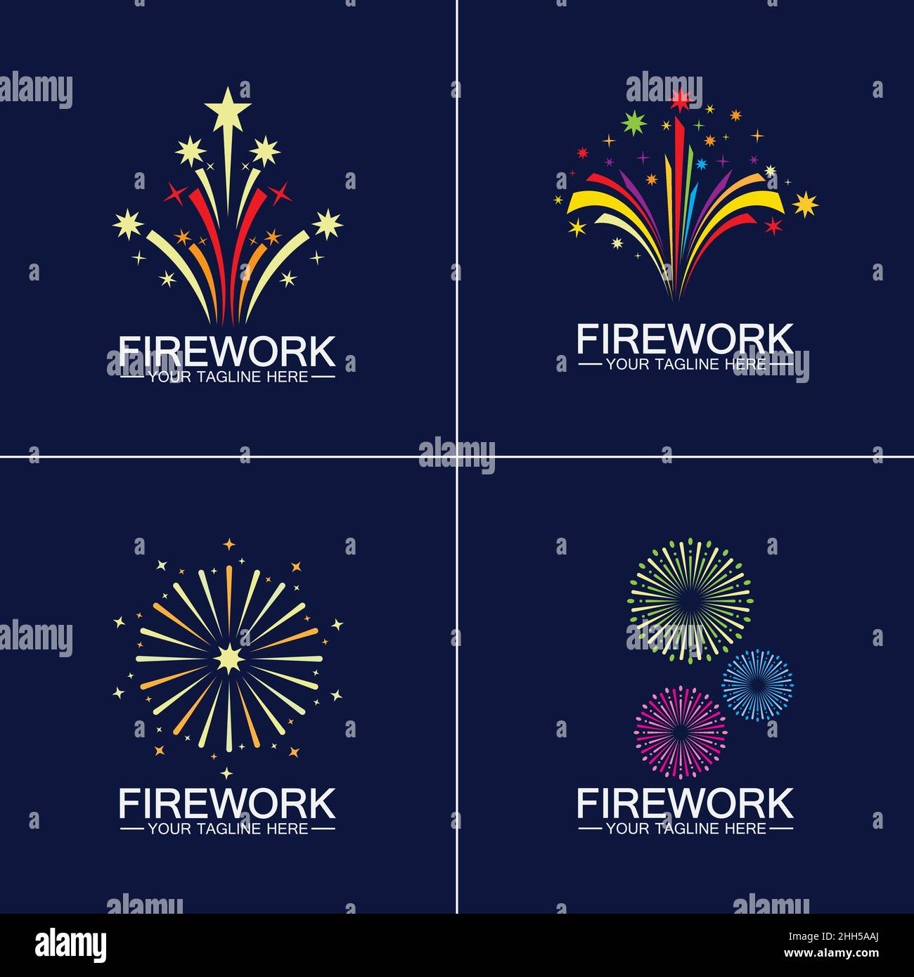 Firework Logo Design vector template Stock Vector Image & Art - Alamy