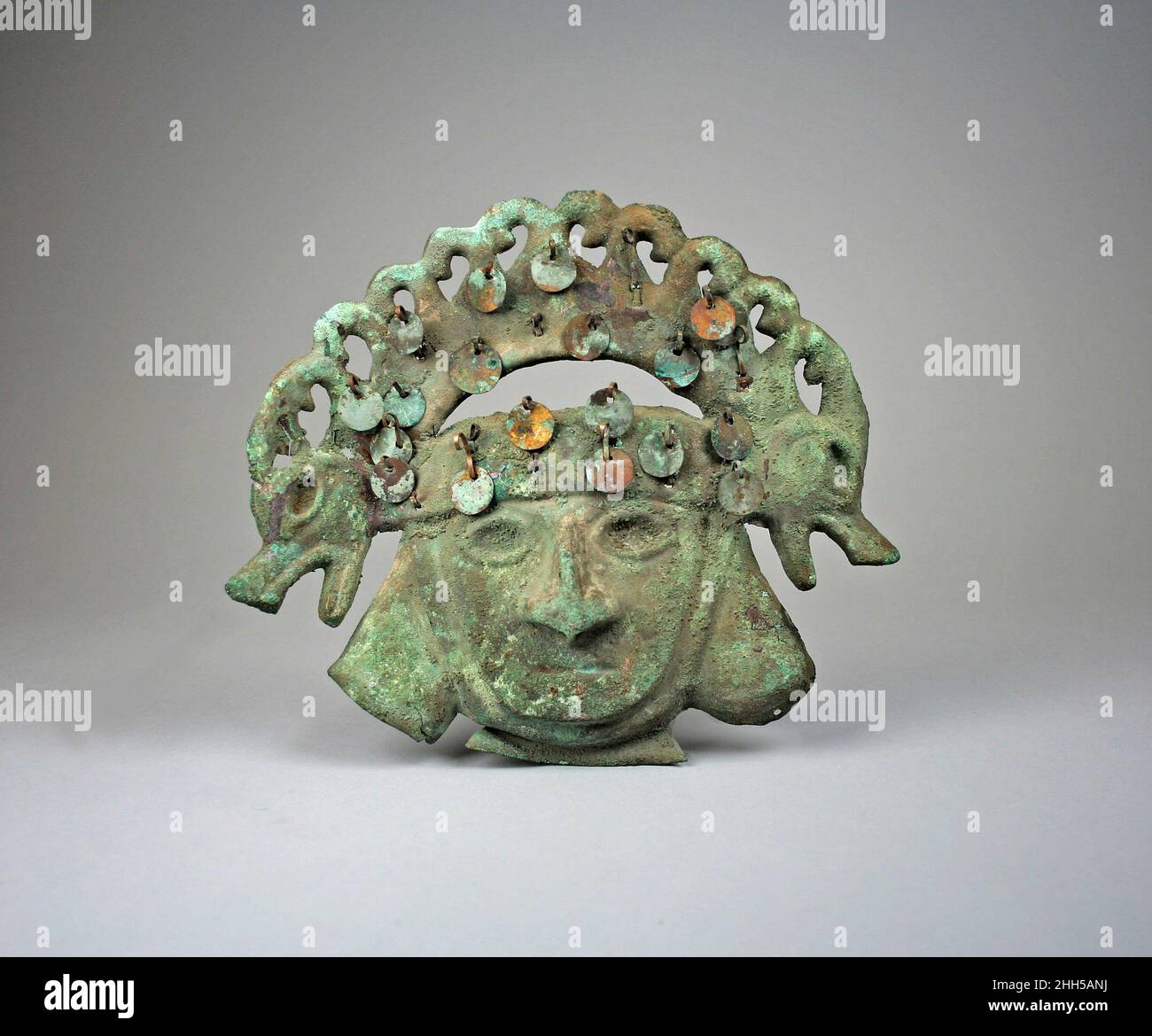 Face Mask Ornament 6th–7th century Moche (Loma Negra). Face Mask ...