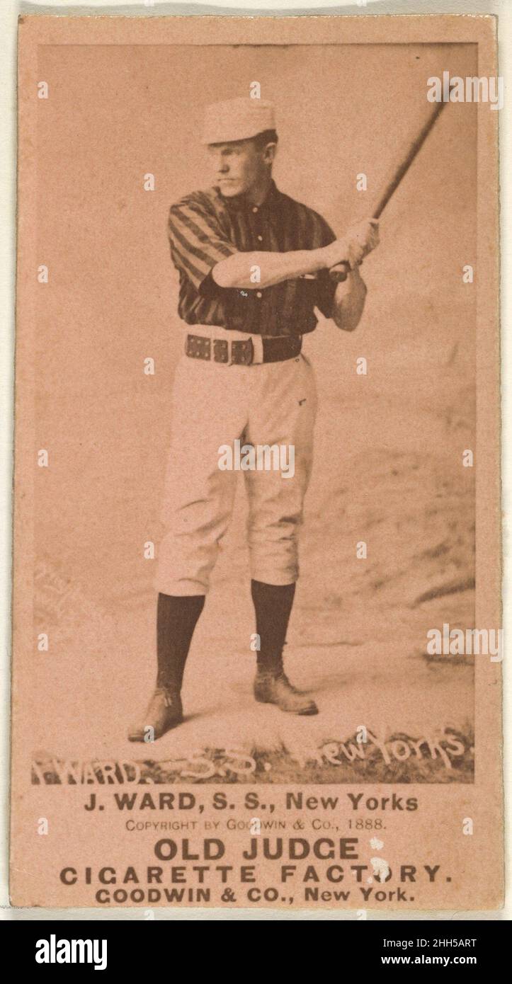 John Montgomery Ward, Captain and Shortstop, New York, from the Old ...