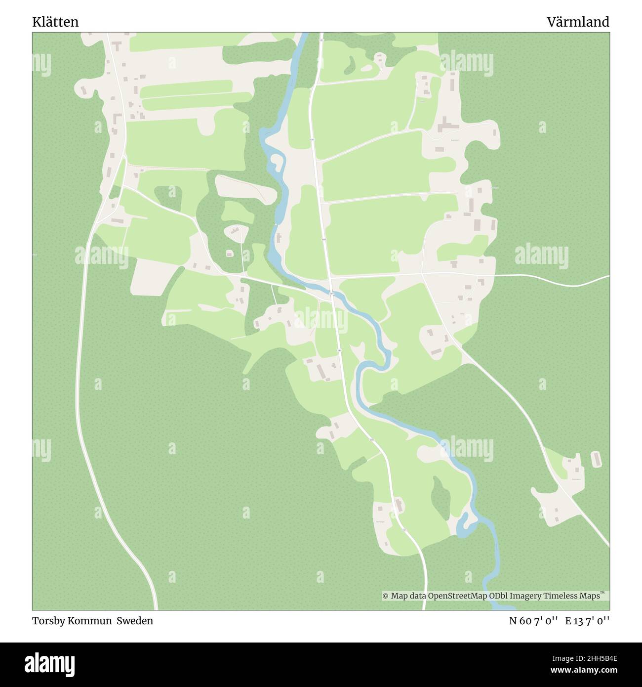 Klätten, Torsby Kommun, Sweden, Värmland, N 60 7' 0'', E 13 7' 0'', map ...