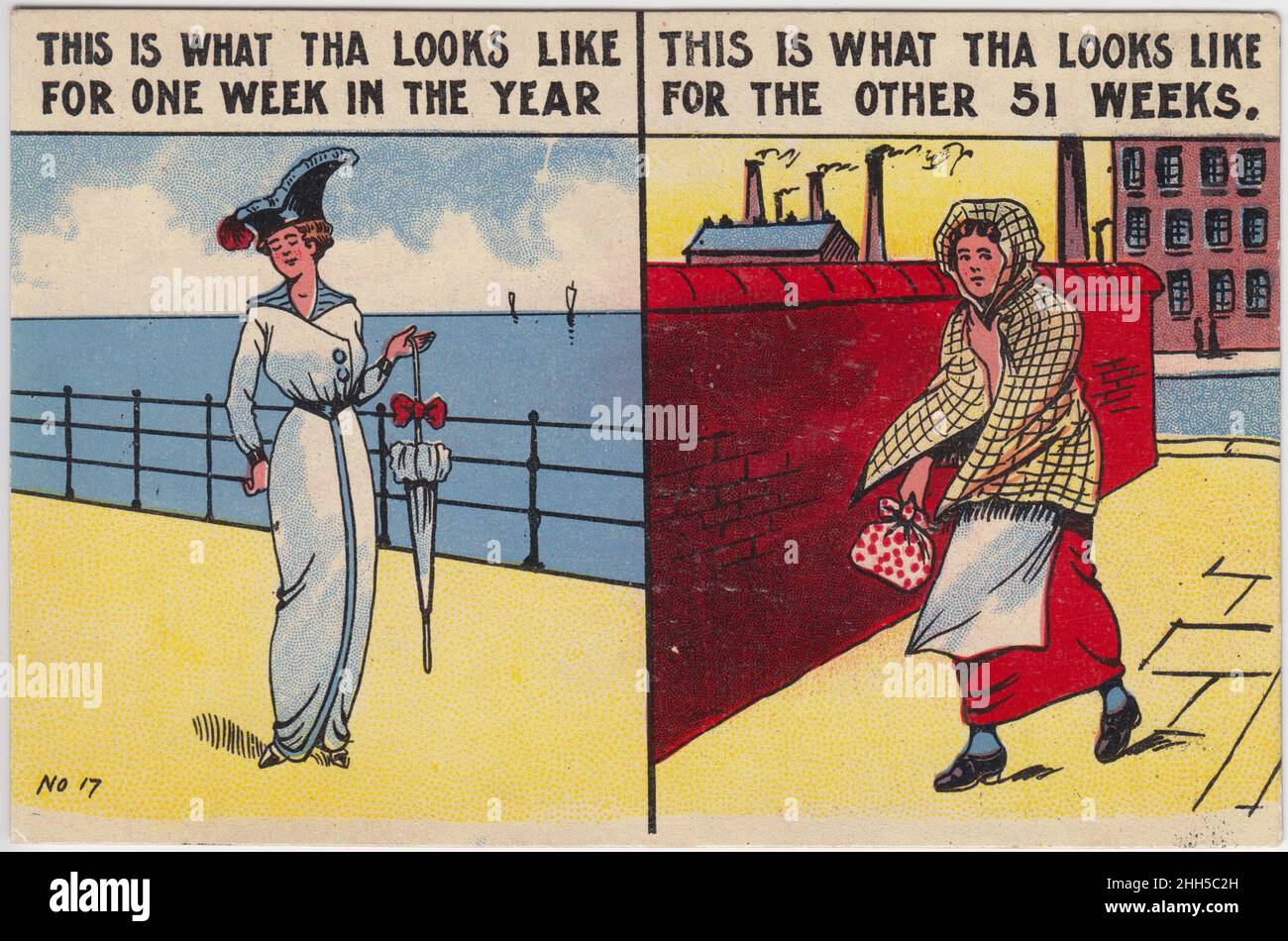 British seaside postcard humour hi-res stock photography and images - Alamy