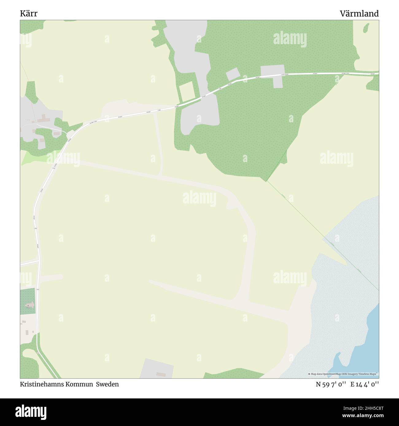 Kärr, Kristinehamns Kommun, Sweden, Värmland, N 59 7' 0'', E 14 4' 0 ...