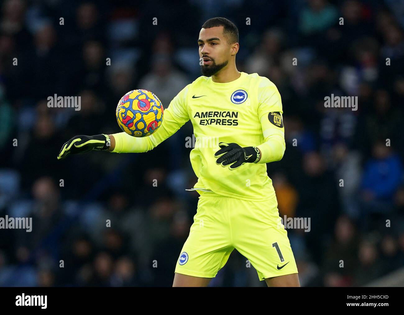 Brighton and Hove Albion goalkeeper Robert Sanchez during the Premier ...