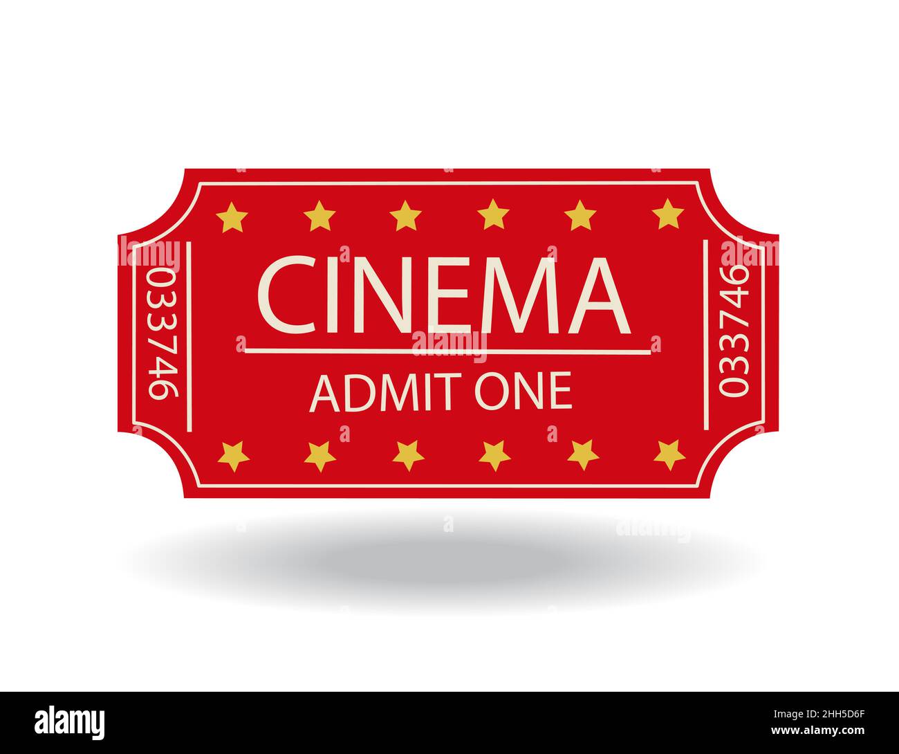 cinema tickets vector illustration Stock Vector Image & Art - Alamy