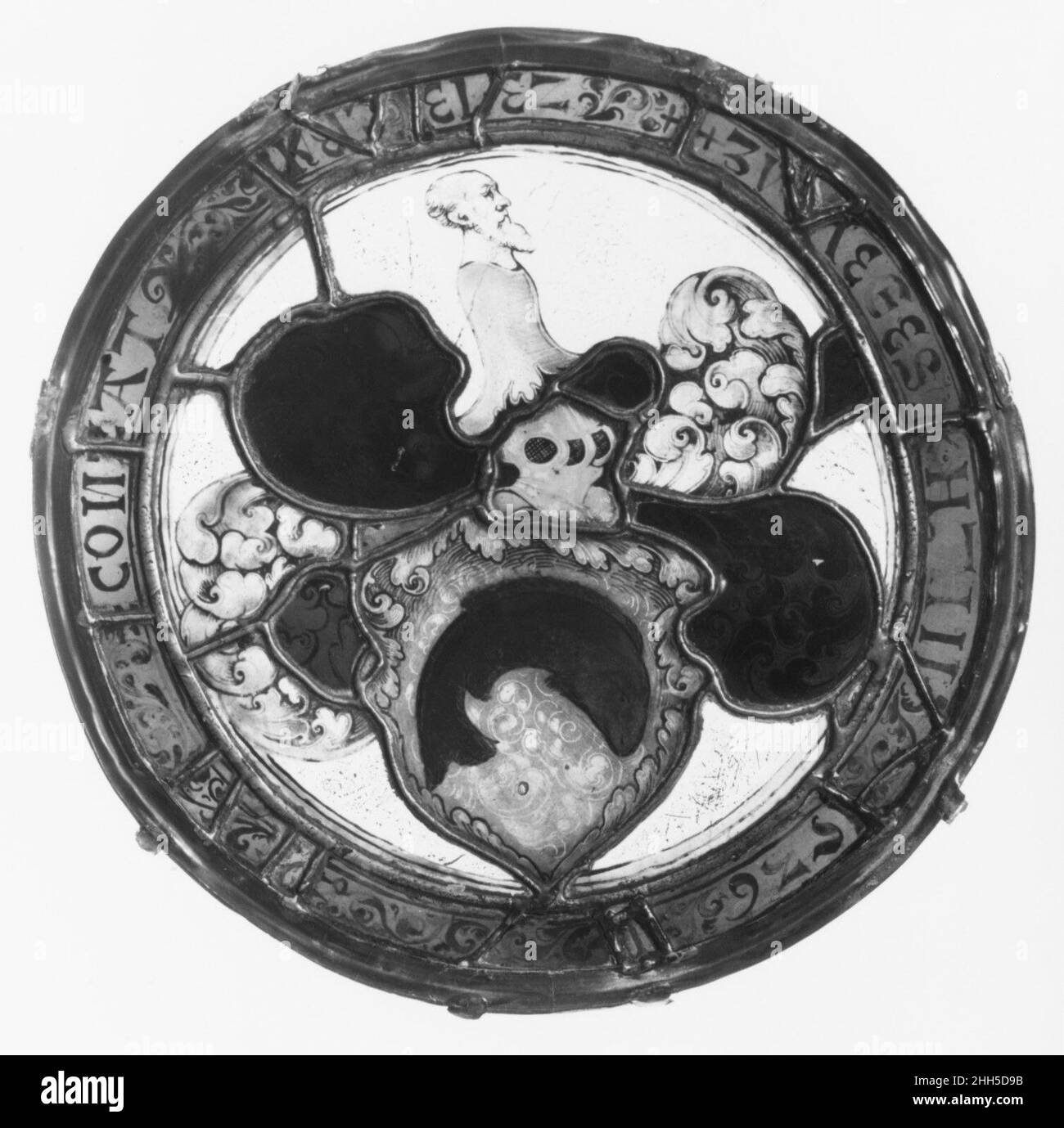 Roundel 1536 possibly German. Roundel 198890 Stock Photo - Alamy